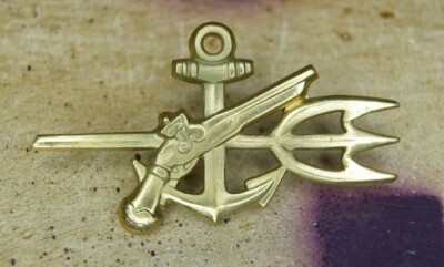 GUERRE DU VIETNAM US Navy underwater demolition team or Officier UDT insigne Seal PIN EUR 766,39 ...