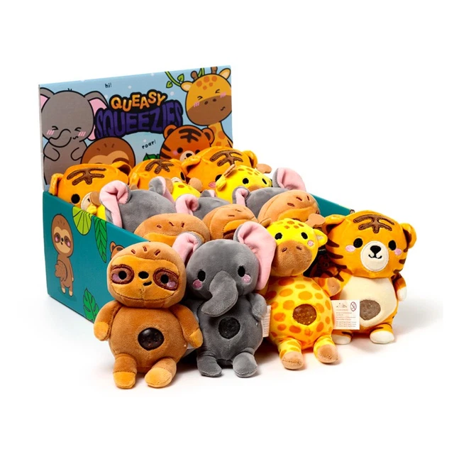 QUEASY SQUEEZIES LARGE Fidget Toy - Adoramals Zoo Mix 2 £6.97 - PicClick UK