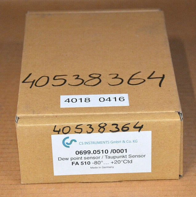 CS INSTRUMENTS FA 510 Taupunktsensor 0699.0510/0001 FA510 NEU OVP EUR ...