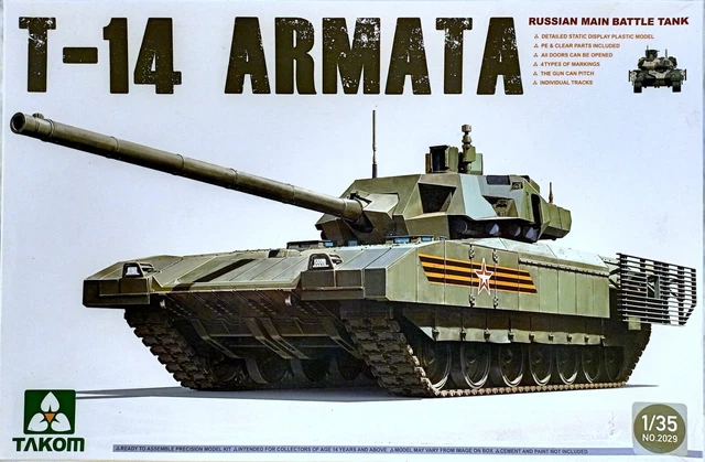 TAKOM 2029 T-14 Armata Russian Main Battle Tank 1:35 Zustand 1 EUR 39 ...