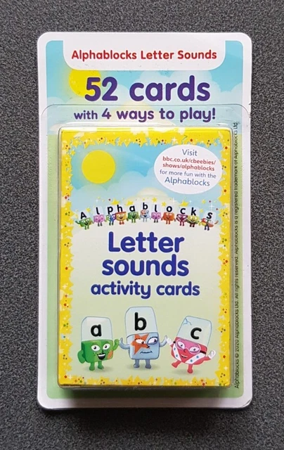 CBEEBIES ALPHABLOCKS PHONICS Letter Sounds Activity Cards - Home ...