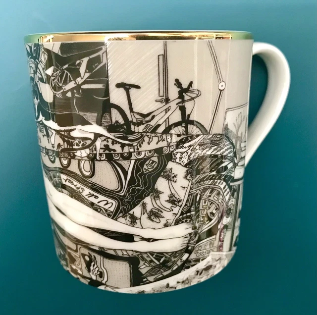 GRAYSON PERRY “RECLINING Artist” Bone China Mug Art Sold out Rare £55. ...
