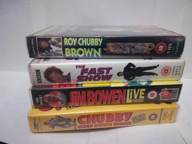 COMEDY VHS VIDEO collection roy chubby brown jim bowen fast show £3.84 ...
