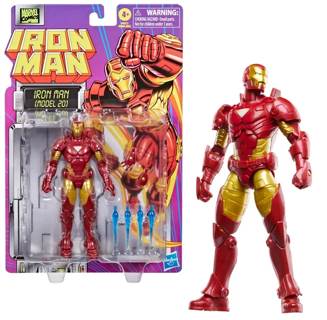 ACTION FIGURE MARVEL Legends Retro Iron Man (Model 20) - Hasbro EUR 36 ...