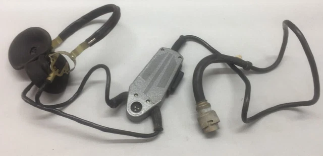 SOVIET RUSSIAN ARMY military Radio Transceiver Microphone Headset $27. ...