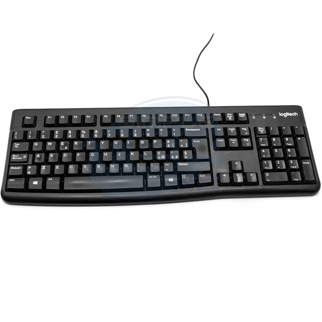 LOGITECH K120 KEYBOARD Wired USB Italian Layout Italian It Desktop ...