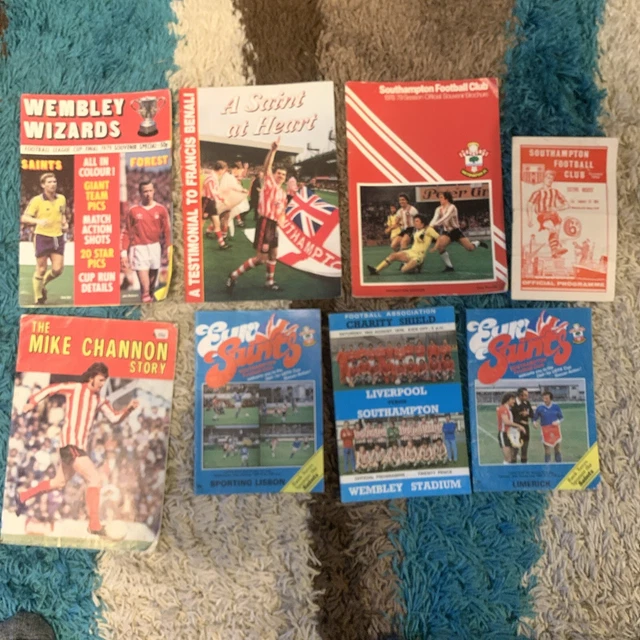 VINTAGE SOUTHAMPTON FC Football Programmes x 7/magazine x1 £19.99 ...