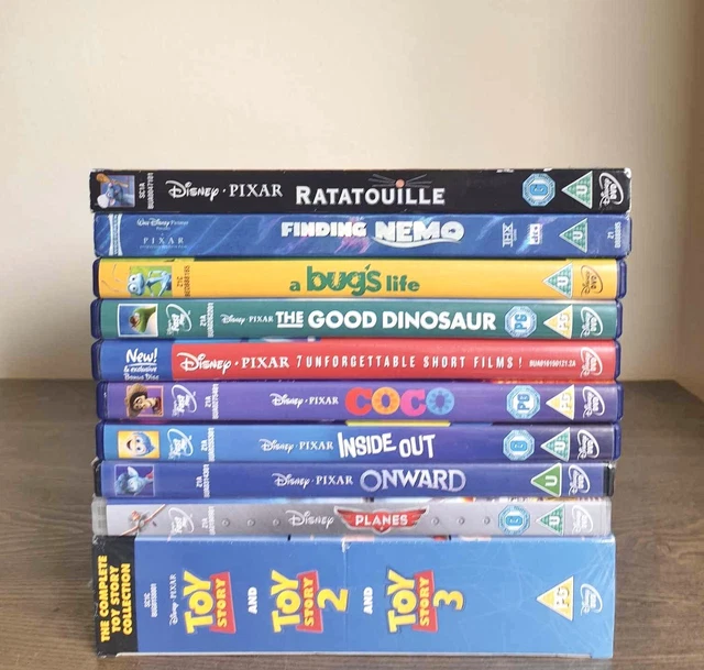 DISNEY PIXAR DVD Bundle x 12 Region 2 Some Sealed £22.95 - PicClick UK