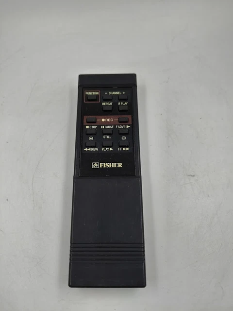 FISHER VCR REMOTE Control - Used, Fully Working, Signs of Use £8.54 ...