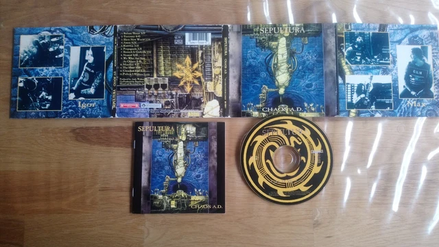 SEPULTURA CHAOS A.D. LTD DIGI 1993! Slayer Pantera Exhorder Machine ...
