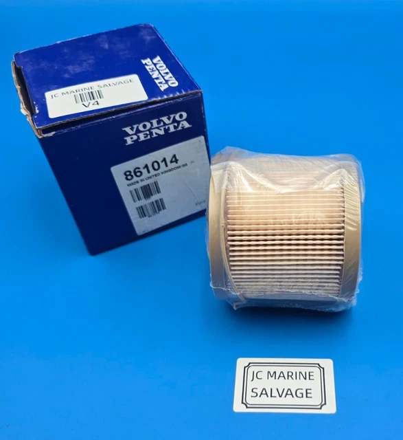 NEW OEM VOLVO Penta 861014 - 10 Micron Fuel Filter - V4 $31.33 ...