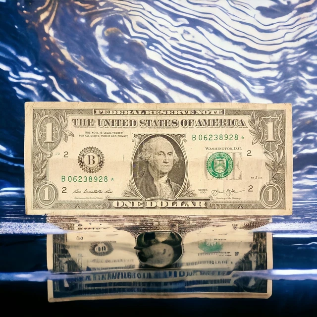 2013 $1 DOLLAR B Series Star Note Duplicate B06238928* Fw $28.52 ...