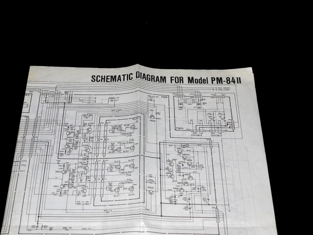 ORIGINALE MARANTZ PM-84 MK2 Mappa schematica EUR 20,90 - PicClick IT