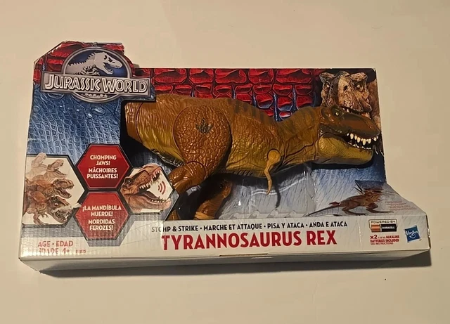 JURASSIC WORLD TYRANNOSAURUS Rex Stomp and Strike T-Rex Hasbro 2015 EUR ...