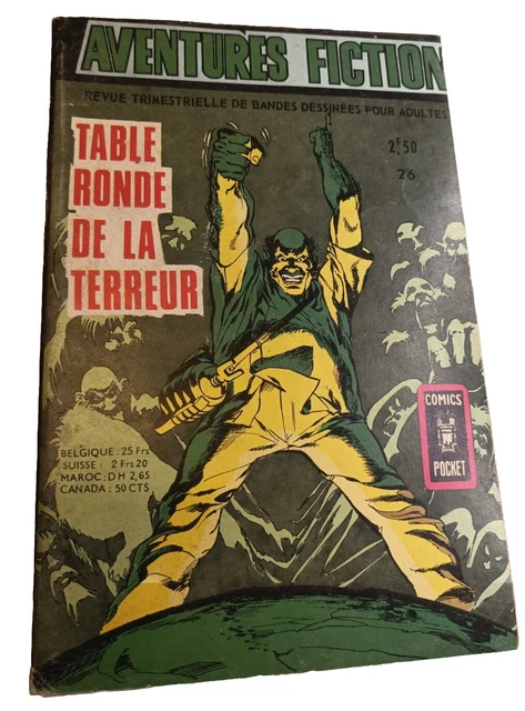 AVENTURES FICTION 1972 Comics Pocket Artima N 26 Table Ronde De La ...