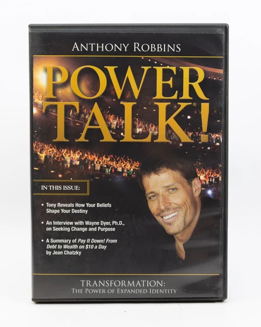 ANTHONY ROBBINS POWER Talk Transformation Expanded Identity 2 CD Set ...