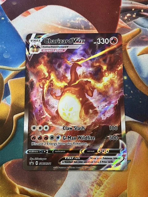 CHARIZARD VMAX ALT Art Alternate SWSH Black Star Promo SWSH261 UPC ...