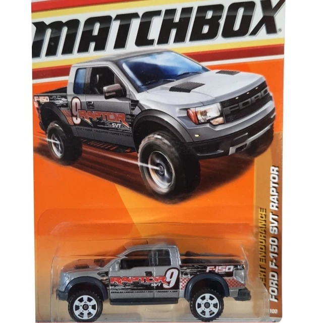 MATCHBOX DESERT ENDURANCE Ford F-150 SVT Raptor #85 Off-Road 4x4 Pickup ...