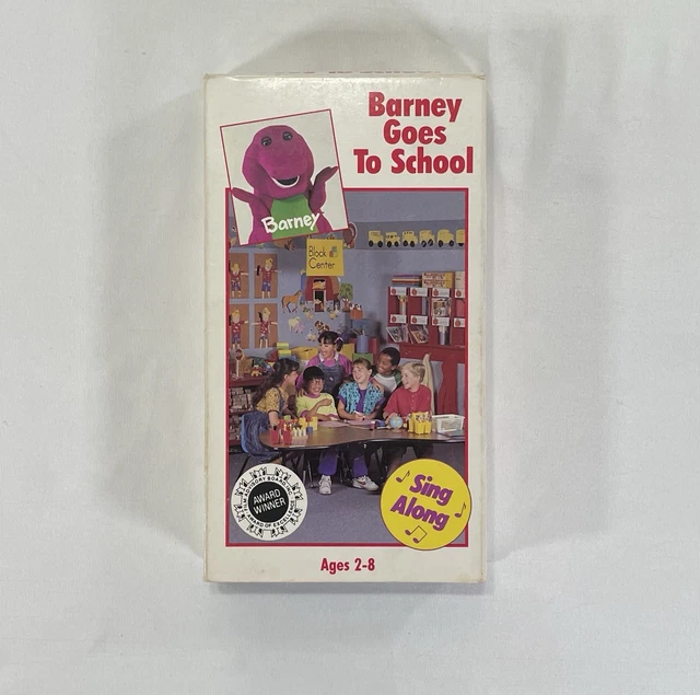 BARNEY GOES TO School VHS w/ Slipcover 1990 Barney & Friends £13.30 ...