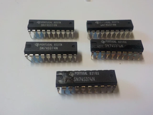 5 CIRCUITS INTEGRES Logiques Ttl Neufs 74S374 Lot 111 EUR 10,50 ...