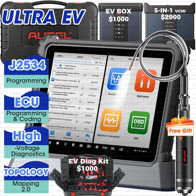 2025 AUTEL MAXISYS Ultra EV Top Diagnostic Scanner Tool VCMI ...
