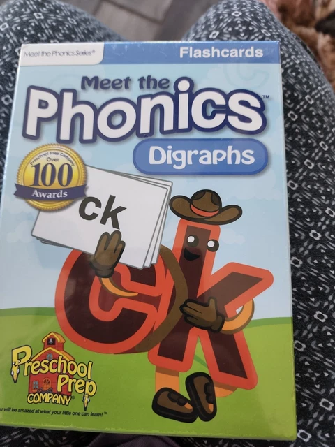 FLASHCARDS MEET THE PHONICS DIGRAPHS CK préparation préscolaire EUR 14 ...