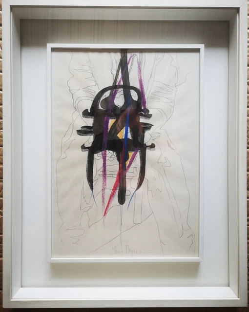 TECNICA MISTA MARCO magrini 58x46 cm astrattismo progetto x scultura ...