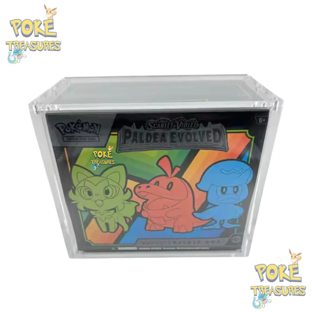 PRÉCOMMANDE MARS X5 Protections Pokemon EliteTrainerBox ETB acryl ...