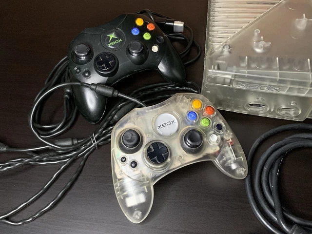 CONSOLE MICROSOFT XBOX CLASSIC Primo Modello ORIGINALE Crystal ...