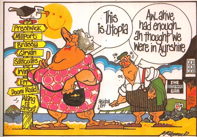 SCOTTISH COMIC POSTCARD McCORMICK NO 8570 LARGE SIZE UNUSED VERY GOOD £ ...