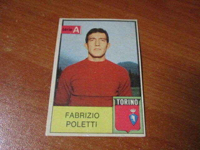 FIGURINA CALCIATORI MIRA 1965-66 FABRIZIO POLETTI - TORINO Recuperata ...