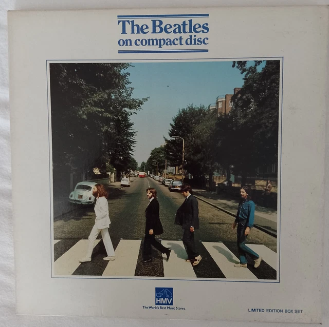 THE BEATLES ON Compact Disc Abbey Road CD HMV Box Set with posters and ...