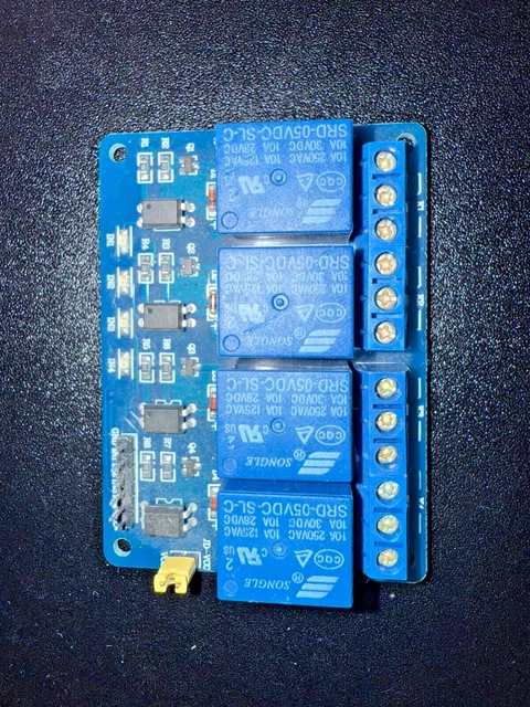 4 CHANNEL 5V Relay Module 250V 10A Relays for Arduino, RaspberryPi ...