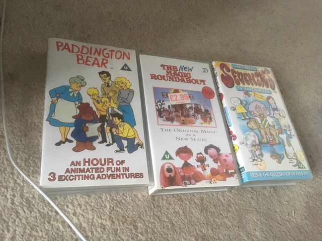 MAGIC ROUNDABOUT BOD Paddington Bear Mary Mungo Midge Fred Bassett VHS ...