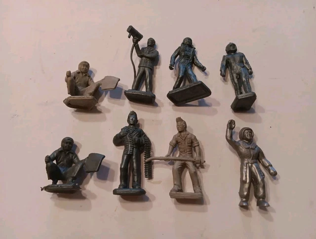 VINTAGE MARX, AIR Force Plastic Soldier 45mm Lot Of 8 Figures £9.46 ...