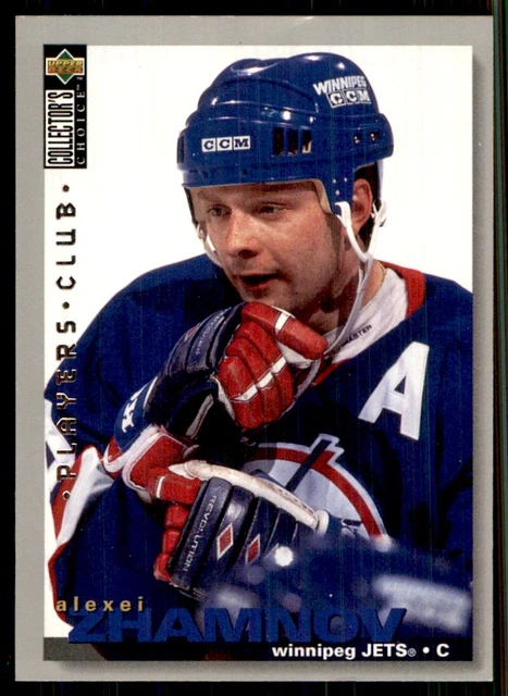 1995-96 COLLECTOR'S CHOICE Player's Club Alexei Zhamnov Winnipeg Jets ...
