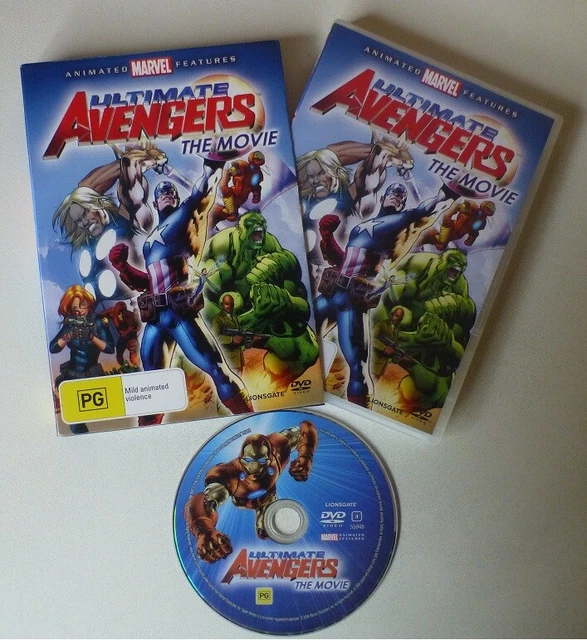 ULTIMATE AVENGERS THE MOVIE dvd REGION 4 cartoon MARVEL animated WITH ...