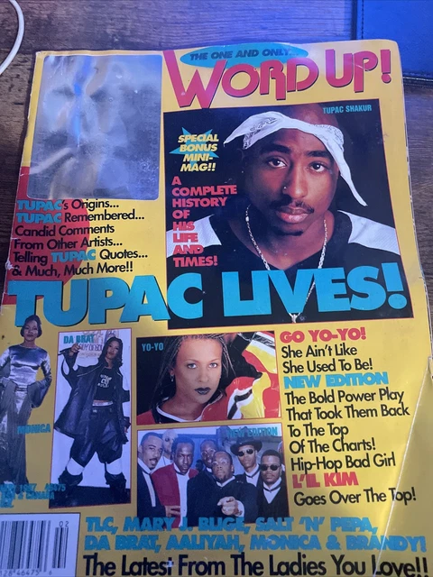 RARE 1997 WORD up tupac shakur magazine £86.93 - PicClick UK
