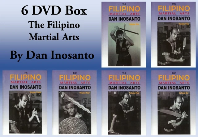 6 DVD THE Filipino Martial Arts Vol.1-6 Dan Inosanto JKD Kali Escrima ...