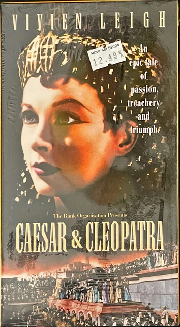 CAESAR & CLEOPATRA [ VHS ] The Rank Organization | Vivien Leigh, Claude Rains £4.39 - PicClick UK