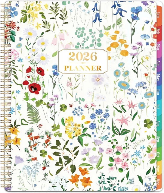 2026 PLANNER - 2026 Weekly and Monthly from January to Multicolor £11. ...