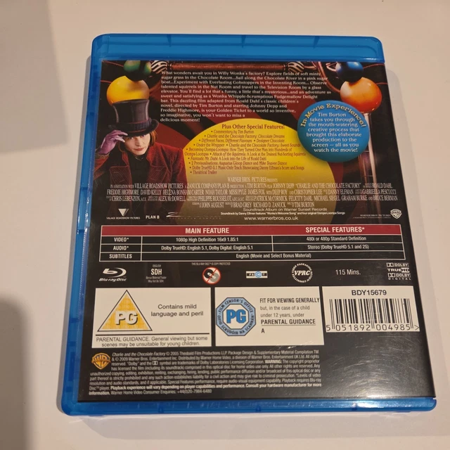 CHARLIE AND THE Chocolate Factory (Blu-ray, 2009) £2.51 - PicClick UK