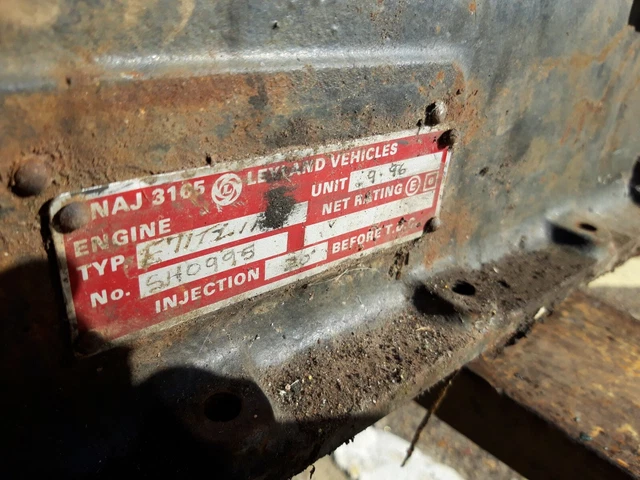 LEYLAND TIGER CONSTRUCTOR Olympian 680 Tl11 Engine Cylinder Block ...