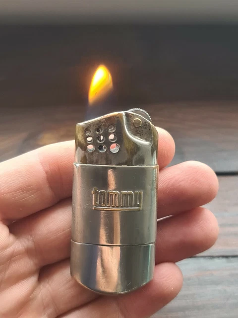 RARE VINTAGE WW2 TOMMY Trench Cigarette Petrol Lighter in WORKING Order ...