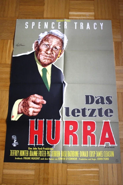 DAS LETZTE HURRA Spencer Tracy Grafik: Goetze Original Kinoplakat A1 EA ...