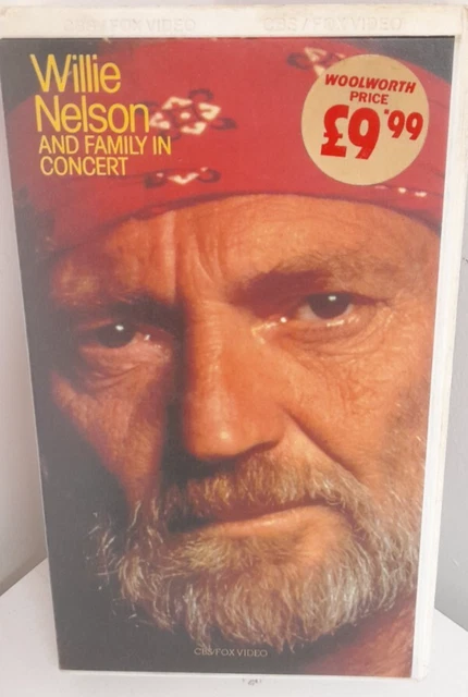 WILLIE NELSON AND Family In Concert VHS Cassette Tape VGC 1983 Fox ...
