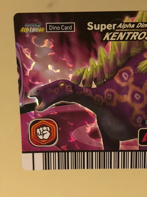 DINOSAUR KING CARD Super Alpha Kentrosaurus Series 2 4th Edition £23.00 ...