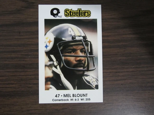 1983 MEL BLOUNT Pittsburgh Steelers Police Card EUR 7,73 - PicClick FR