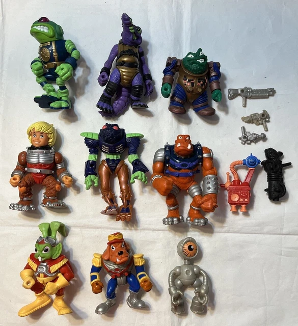 VINTAGE BUCKY O'HARE Toad Wars Action Figure Lot 1990 Hasbro Blinky Al ...