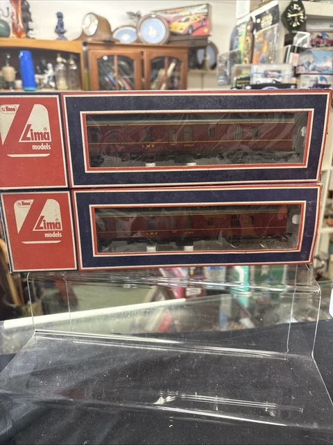 OO LMS MK1 Gangwayed Full Brake 30964 Maroon Lima - Boxed (2) £34.99 ...